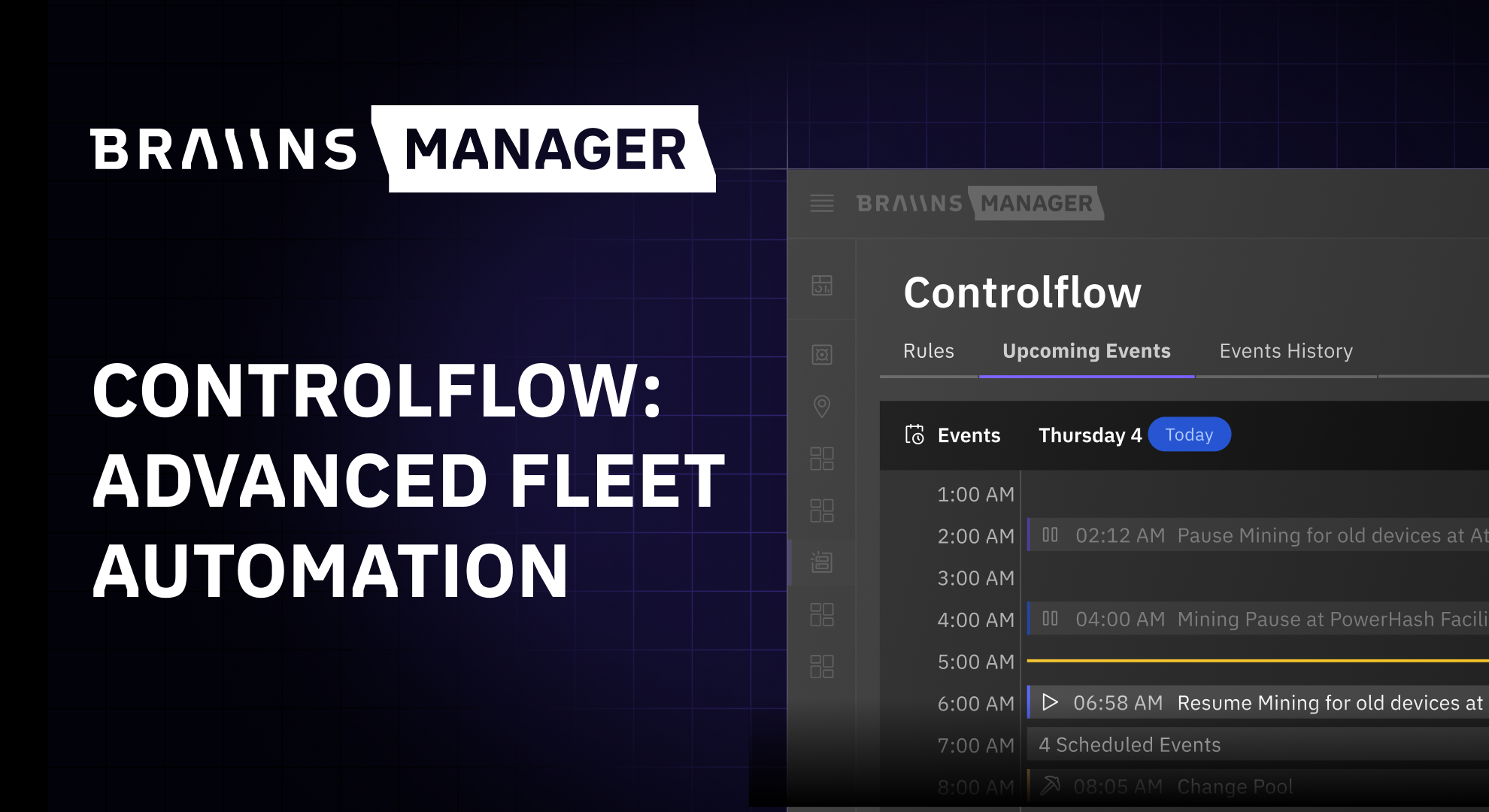 Introducing Controlflow: Advanced Automation in Braiins Manager | Braiins